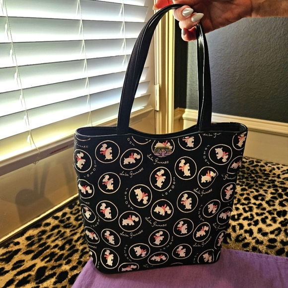 Lulu Guinness | Bags | Lulu Guinness Scottie Dog Handbag Black | Poshmark
